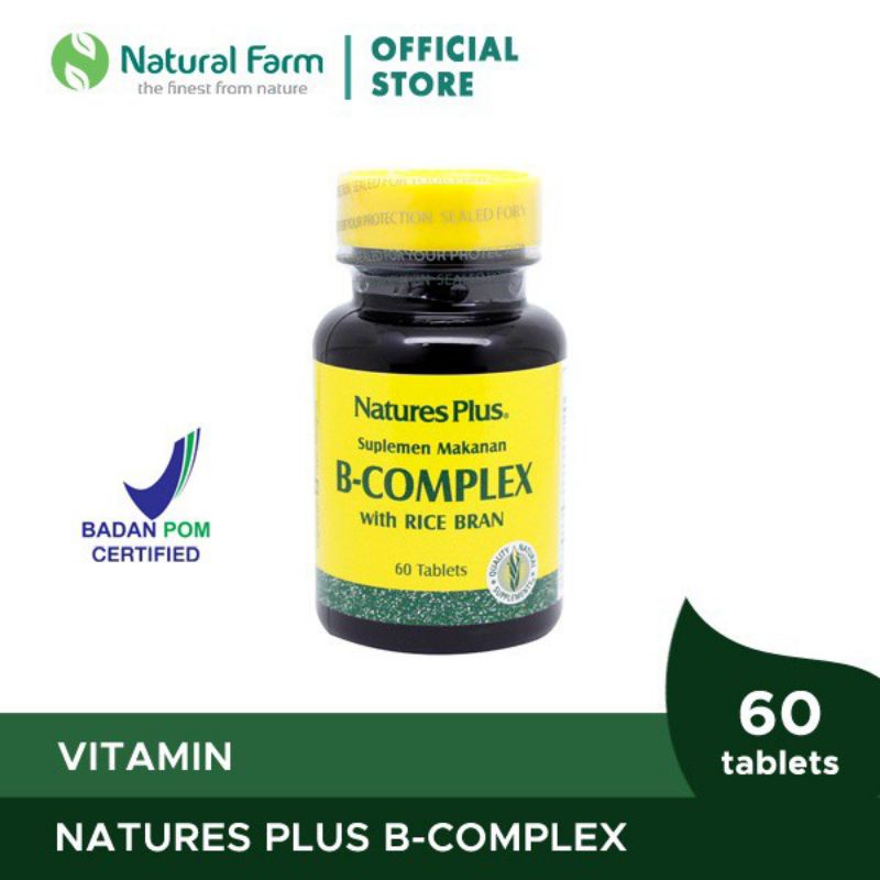 Jual Natures Plus B Complex B komplek vitamin menjaga kesehatan ...