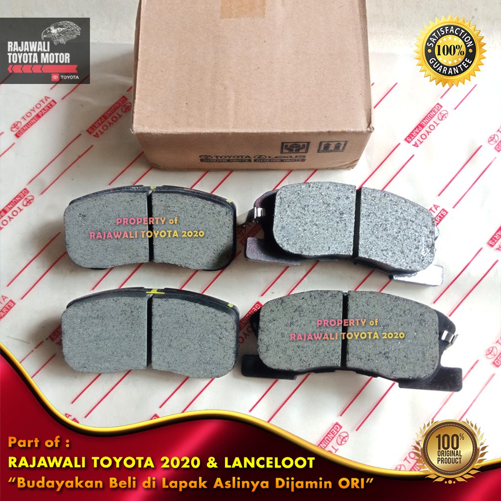 Jual Kampas Rem Depan Agya & Ayla Matic 1000cc & 1200cc Brake Pad ...