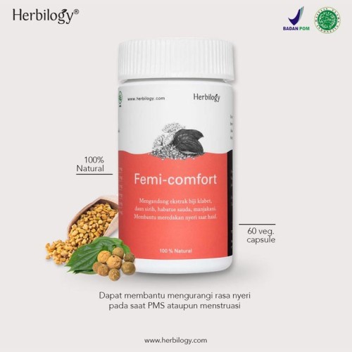 Jual Herbilogy Femi Comfort - Obat Nyeri Haid 60 kapsul Balikpapan ...