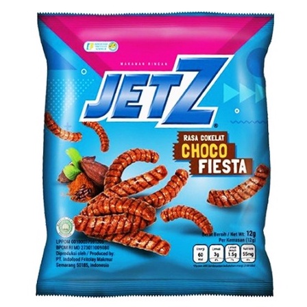 Jual SNACK JETZ STICK CHOCO FIESTA 18 GRAM MAKANAN RINGAN COKLAT ...