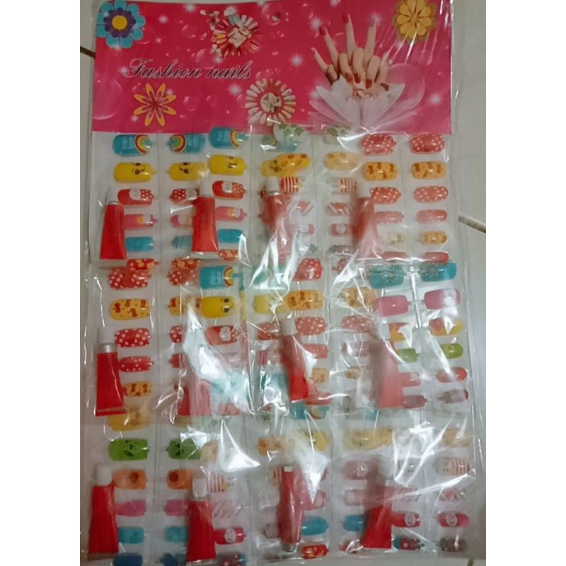 Jual Mainan Kuku kukuan / Kuku kukuan Anak Anak Pakai Lem | Shopee ...