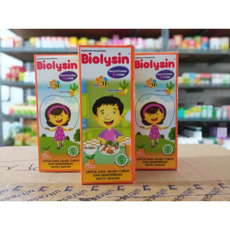 Jual BIOLYSIN SIRUP 60 ML - ED 11/2024 | Shopee Indonesia