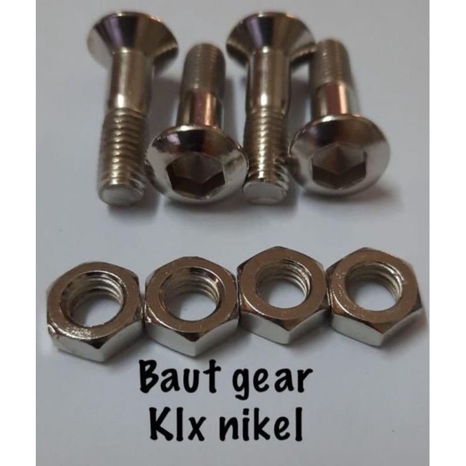 Jual baut gear belakang klx bf dtracker 1 set | Shopee Indonesia