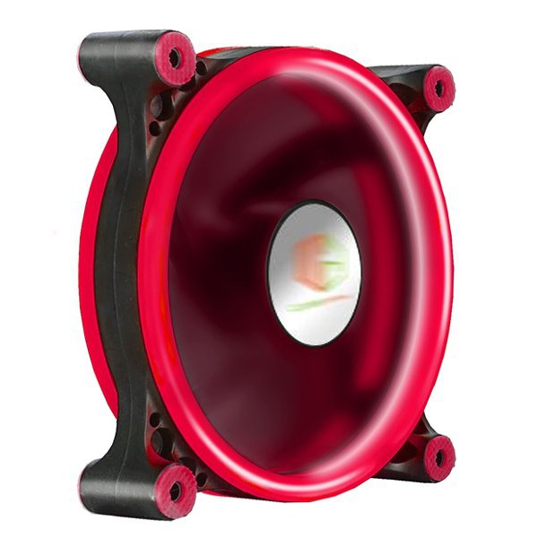 Jual CUBE GAMING DOUBLE RING FAN V2.0 12CM 1300RPM RED LED | Shopee ...