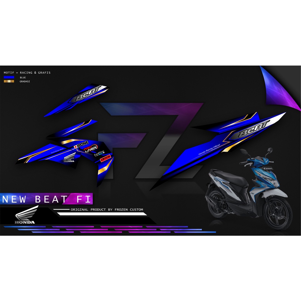 Jual Stiker Striping Lis BEAT ESP - Sticker Striping Variasi Motor BEAT ...