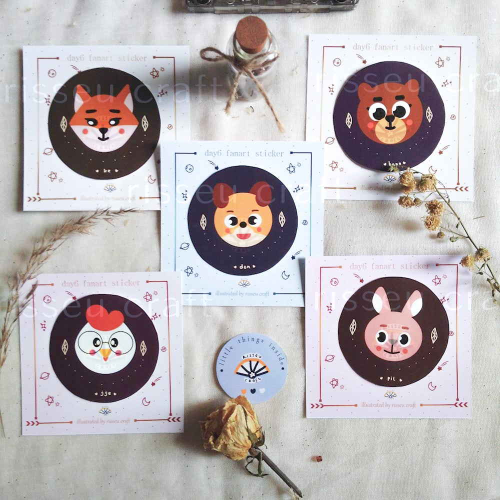Jual Day6 Fanart Sticker - Denimalz Edition | Shopee Indonesia