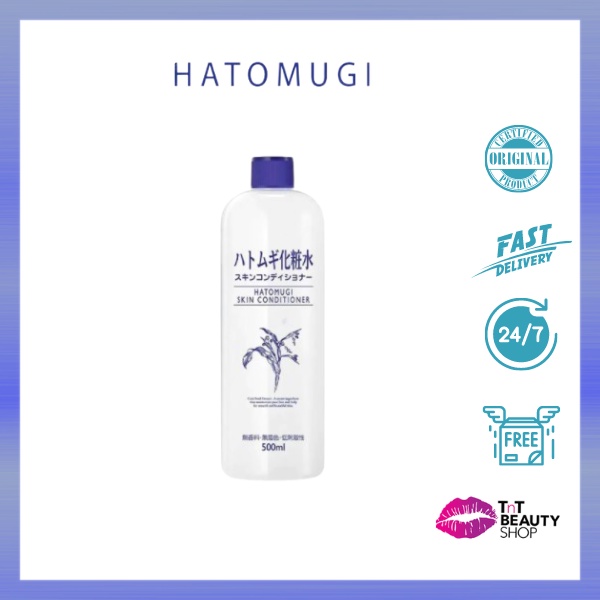 Jual Hatomugi Skin Conditioner Toner 500ml | Shopee Indonesia