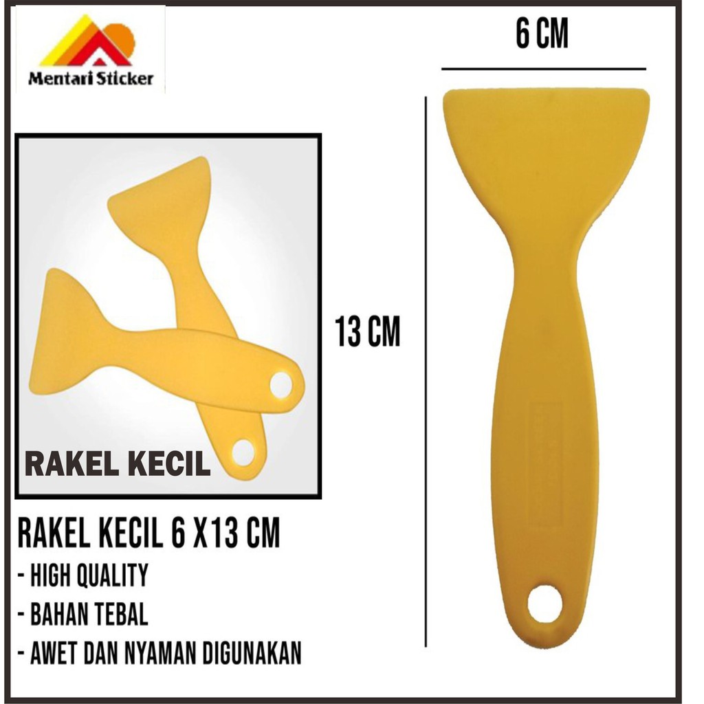 Jual Rakel / Kape / Scrapper Kecil 6x13 Cm Alat Pasang Stiker dan Kaca ...