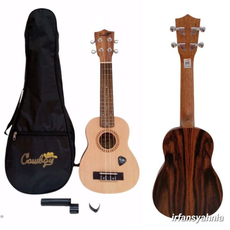 Jual ukulele cowboy 21 inch ukulele soprano sopran UK21 cowboy ORIGINAL ...