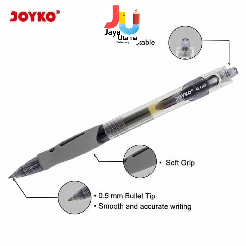 Jual Joyko Bolpen Ball Pen Pulpen Pena Q-Gel Gp-265 (1 LUSIN) | Shopee Indonesia