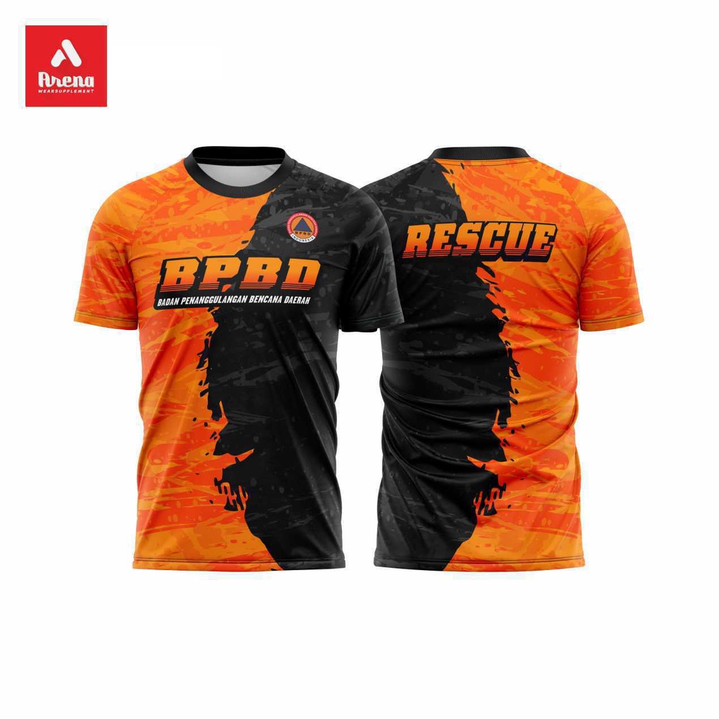 Jual BAJU BPBD / JERSEY BPBD FULL PRINTING CUSTOM SATUAN | Shopee Indonesia