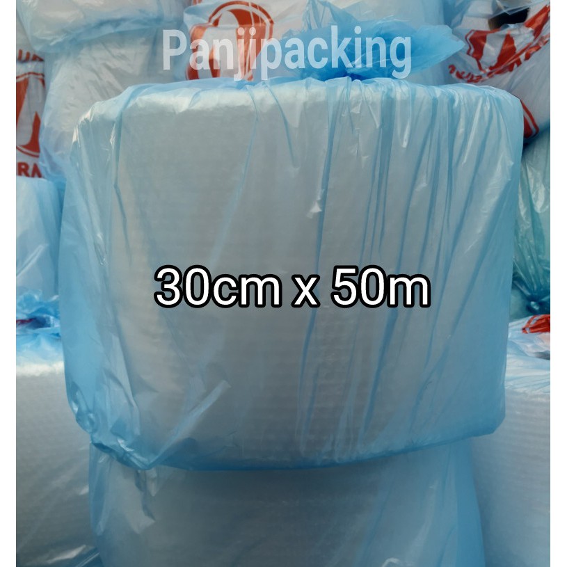 Jual Bubble wrap 30cm x 50m Bening putih bubblewrap Bandung plastik ...