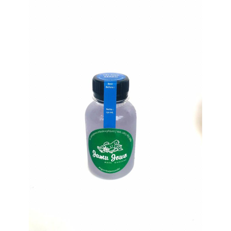Jual Jamu Mini Telang Sereh Botolan 130 mL (gojek & grab only) | Shopee ...