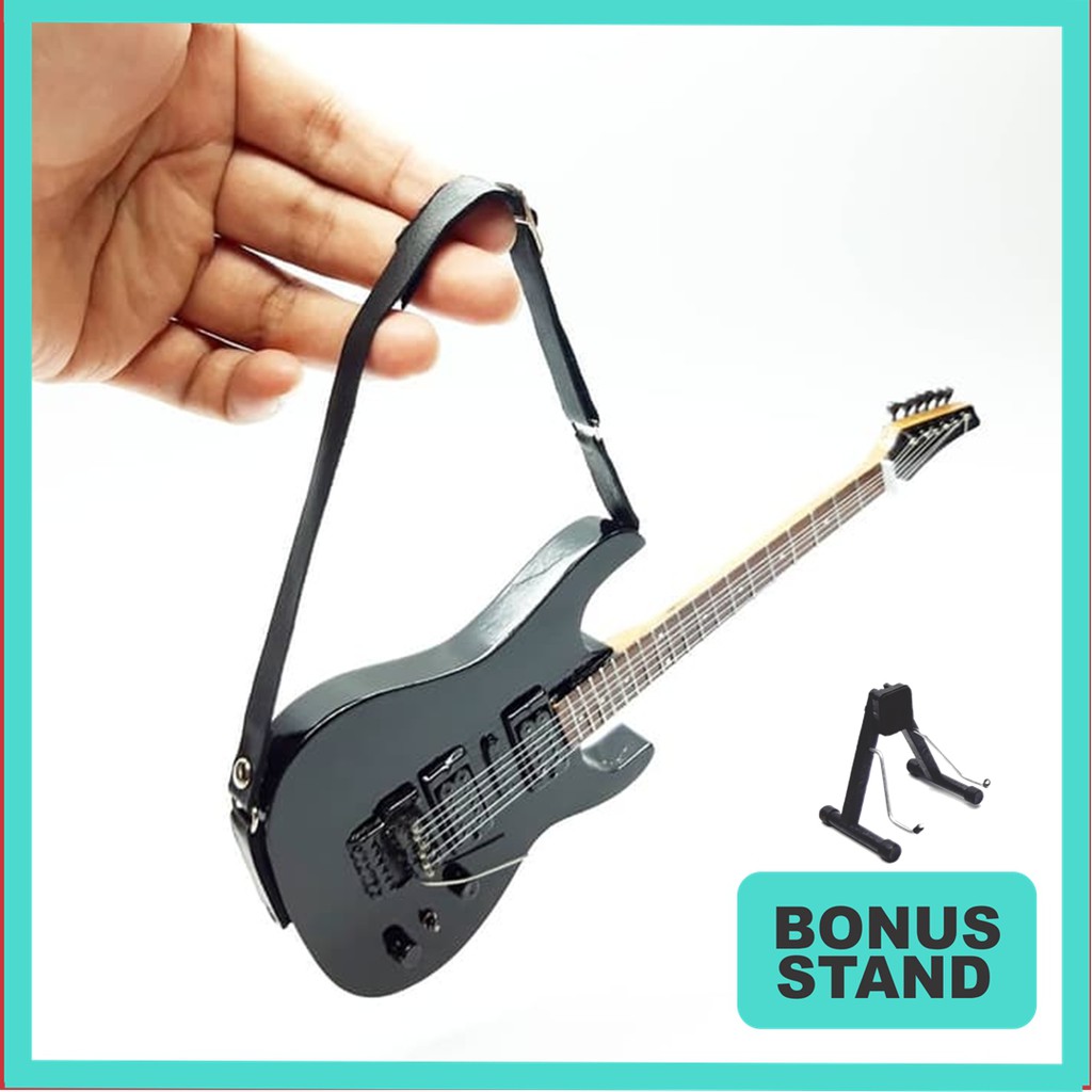 Jual miniatur gitar ibanez Miniatur gitar ibanez hitam MIniatur gitar ...