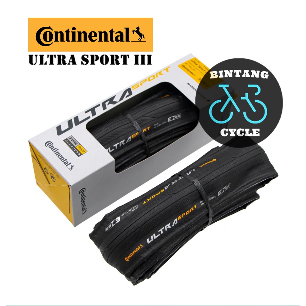 Jual Ban Sepeda CONTINENTAL Ultra Sport 3 III 700x23C Performance Fold ...
