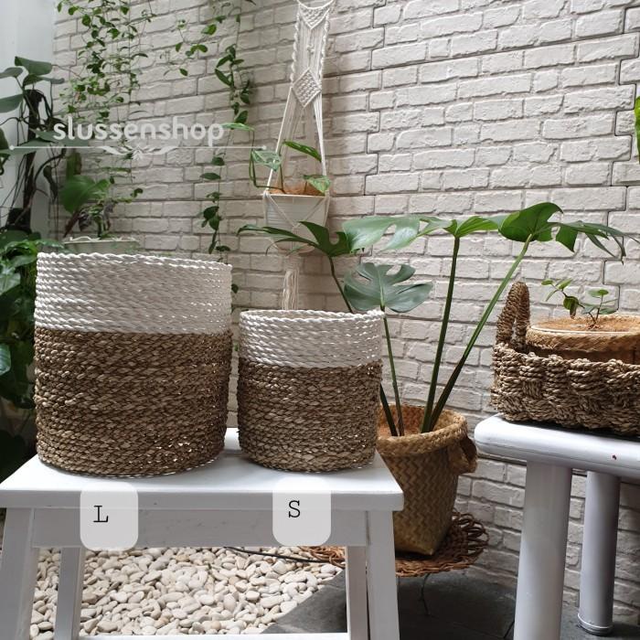 Jual Vas | Seagrass Basket ( Keranjang Bunga Dari Anyaman Seagrass ...