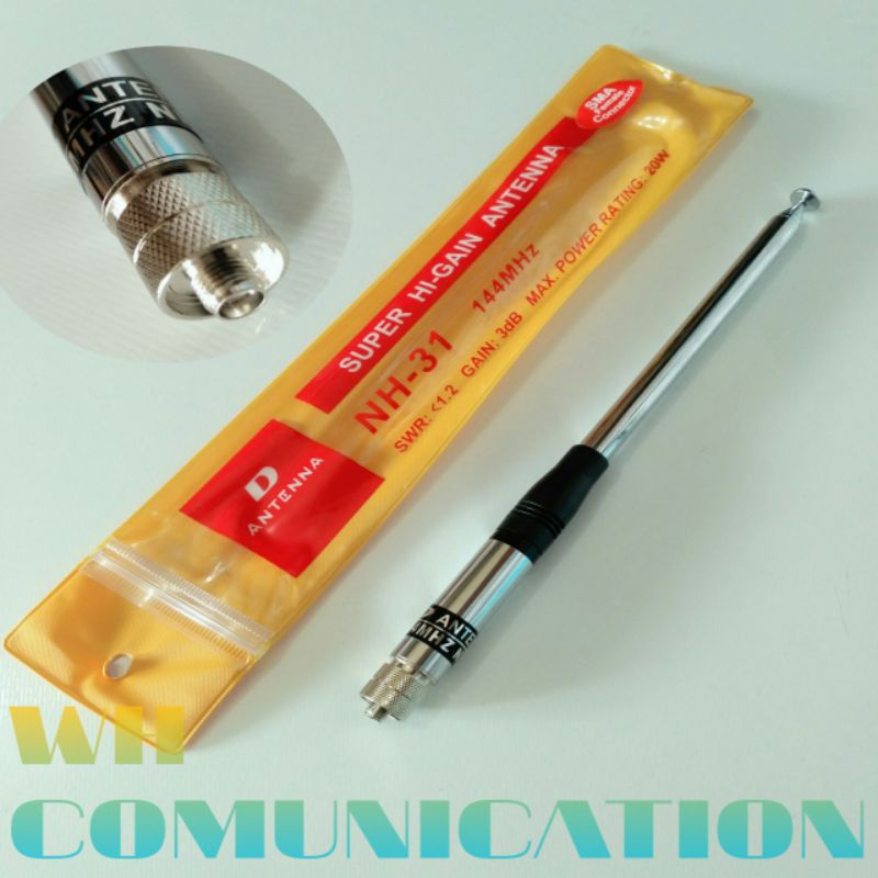 Jual ANTENNA HT D ANTENNA NH-31 VHF CONNECTOR SMA FEMALE | Shopee Indonesia