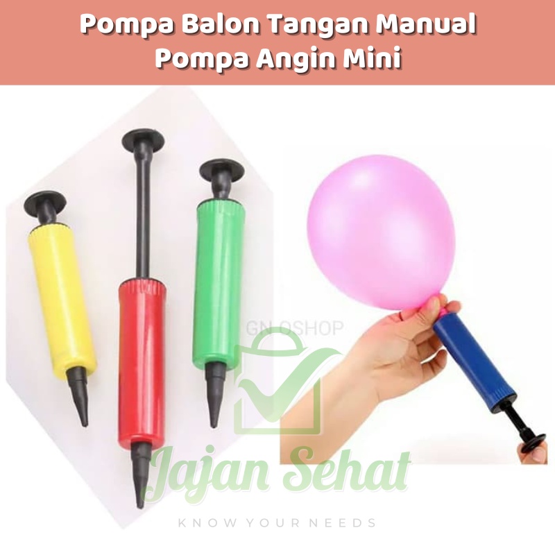 Jual Pompa Balon Tangan Manual Pompa Angin Mini | Shopee Indonesia
