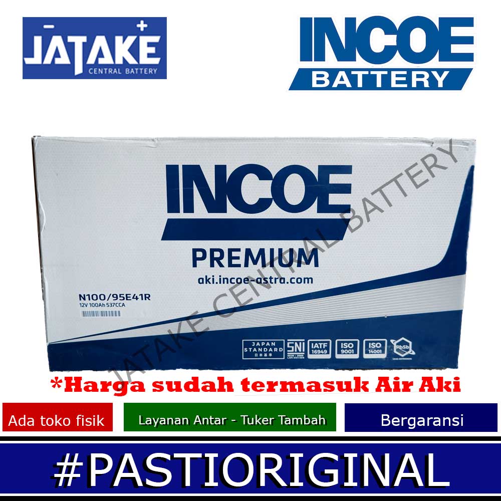 Jual Aki basah 95E41R / N100 / N 100 Incoe Premium 12V 100Ah | Shopee Indonesia