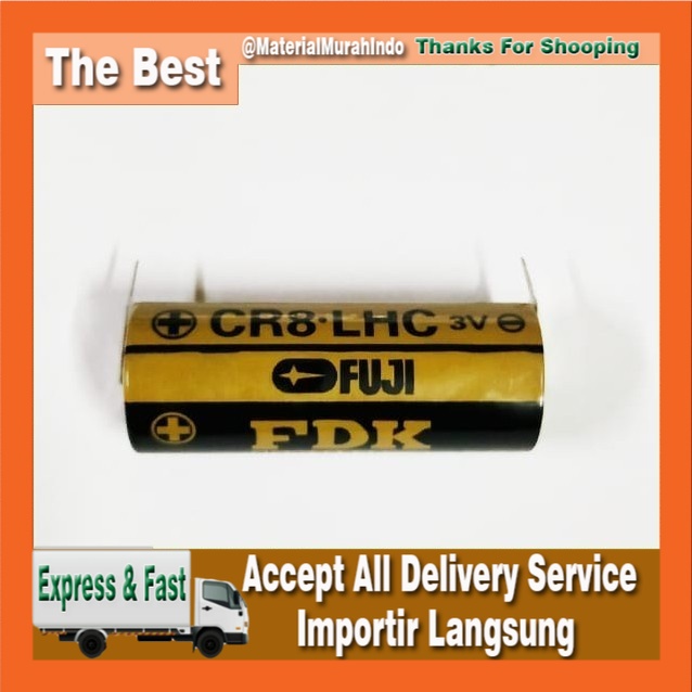 Jual Batterai PLC CR8-LHC 3V Fuji FDK/battery Fuji Fdk CR8 LHC 3V | Shopee Indonesia