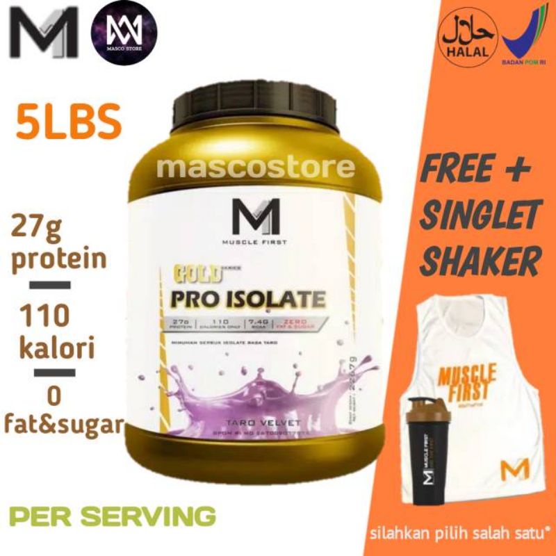 Jual Muscle first pro isolate whey isolate 5lbs susu diet fitness ...