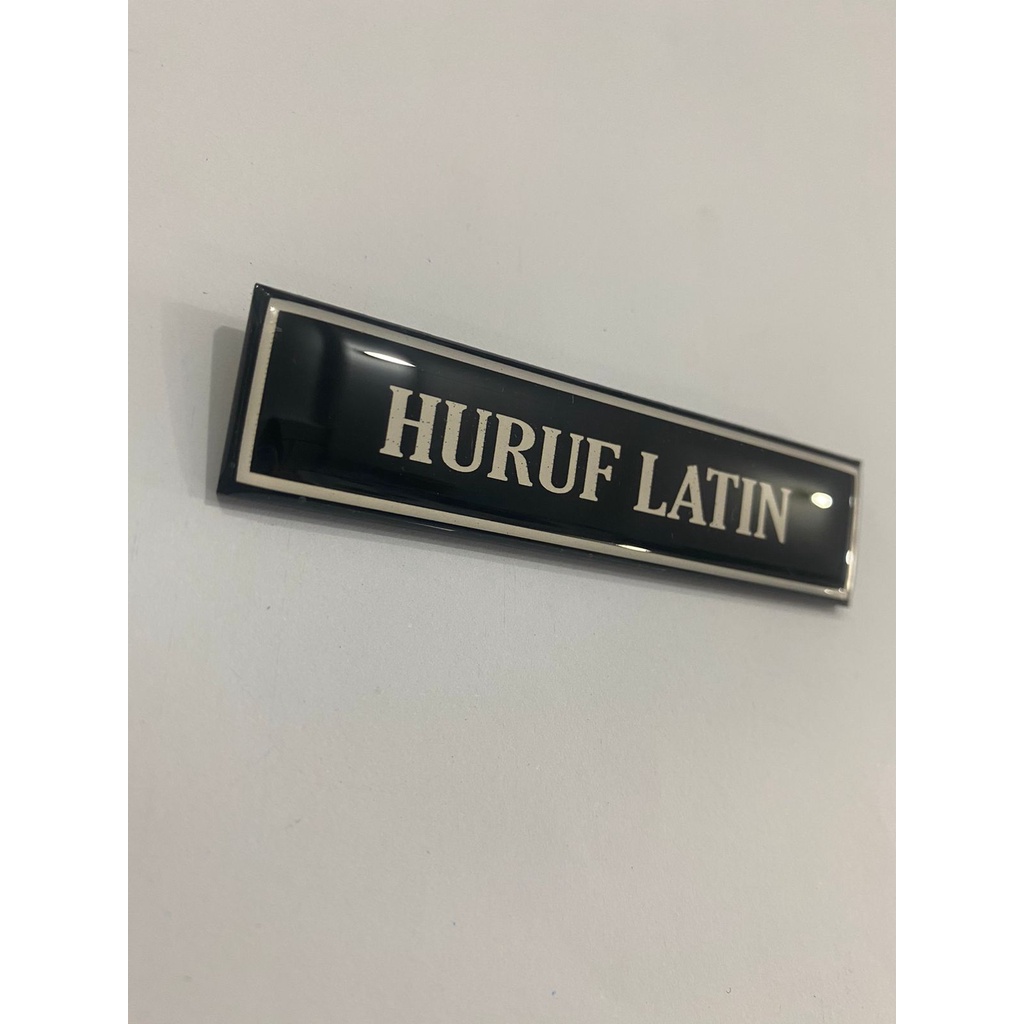 Jual Name Tag Akrilik Keren – Cetak Custom, Cocok untuk Seragam Sampel ...