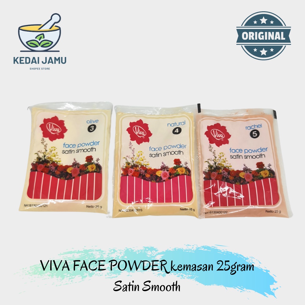 Jual Viva Face Powder Satin Smooth 25g | Shopee Indonesia