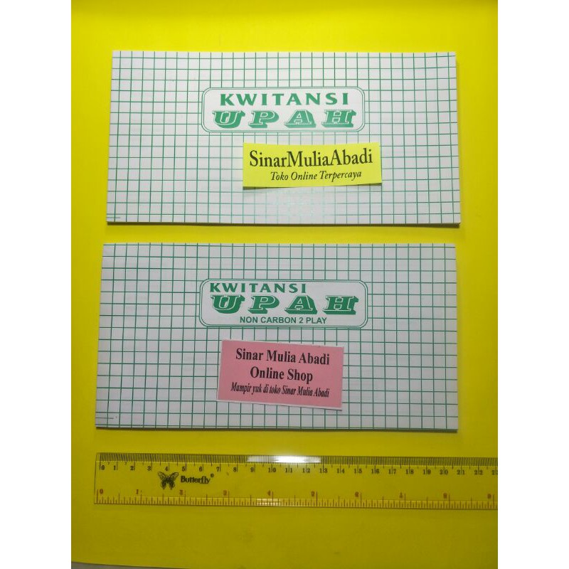 Jual Buku Kwitansi UPAH Rangkap 1 atau NCR Rangkap 2 | Shopee Indonesia