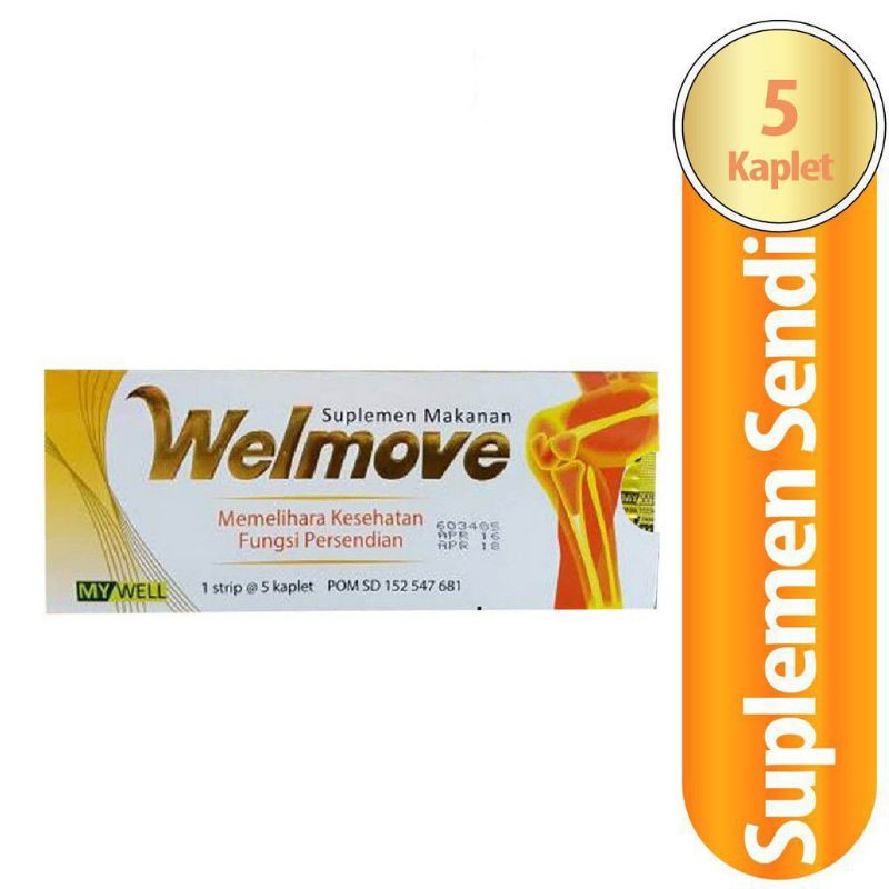 Jual Welmove Suplemen Sendi Isi 5 Kaplet | Shopee Indonesia