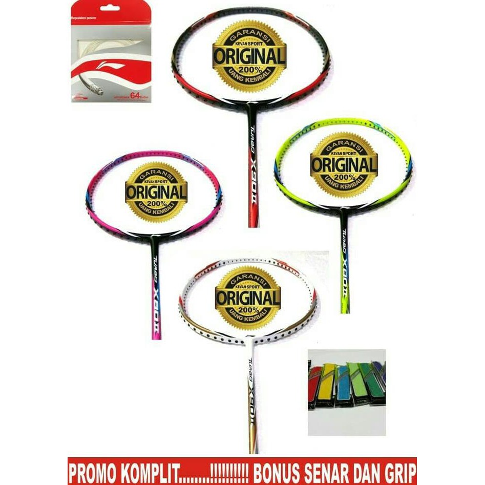Jual Raket Li Ning Turbo X 80 90 Gen Ii Original | Shopee Indonesia
