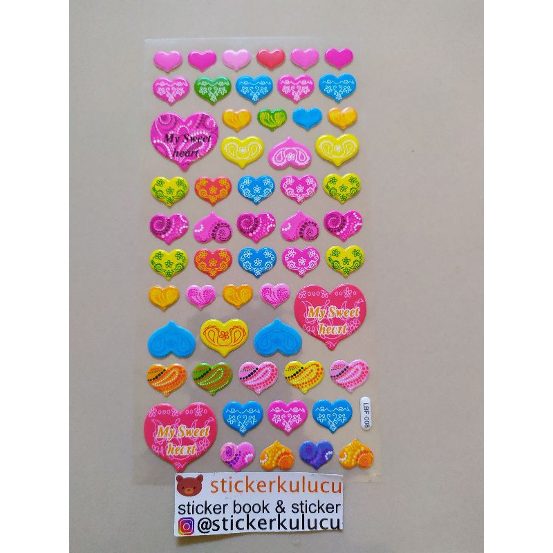 Jual Stiker timbul LOVE / HATI 10x24cm | Shopee Indonesia