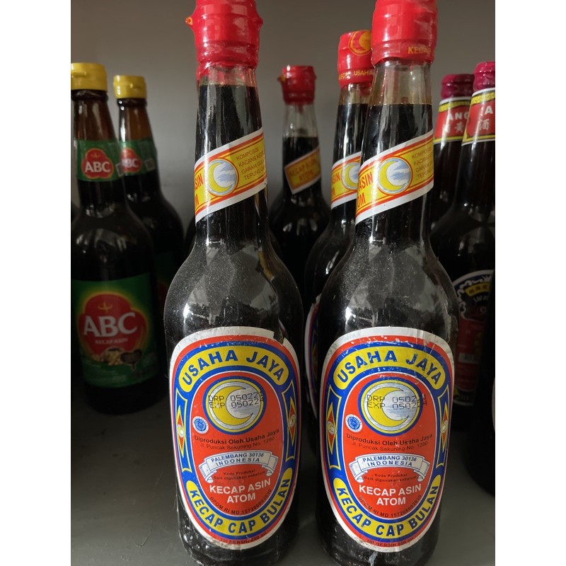 Jual kecap asin cap bulan 620ml | Shopee Indonesia