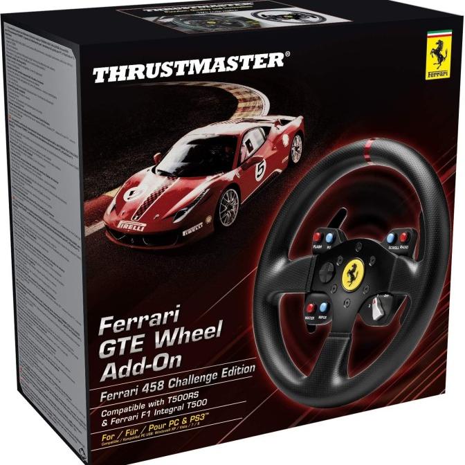 Jual Thrustmaster Ferrari GTE F458 Wheel Add - On | Shopee Indonesia