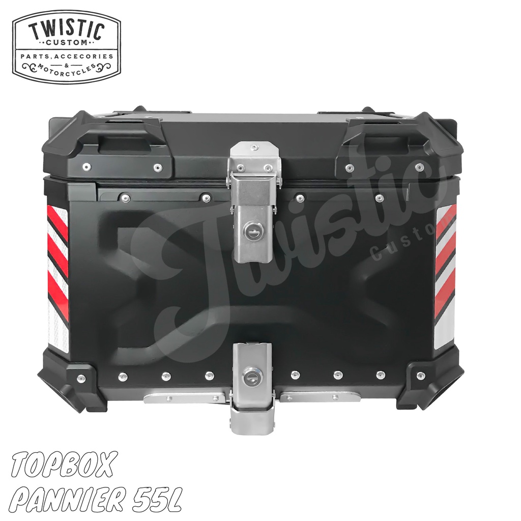 Jual Top Box Pannier Aluminium 55 Liter Motor BMW CB500X Versys ...