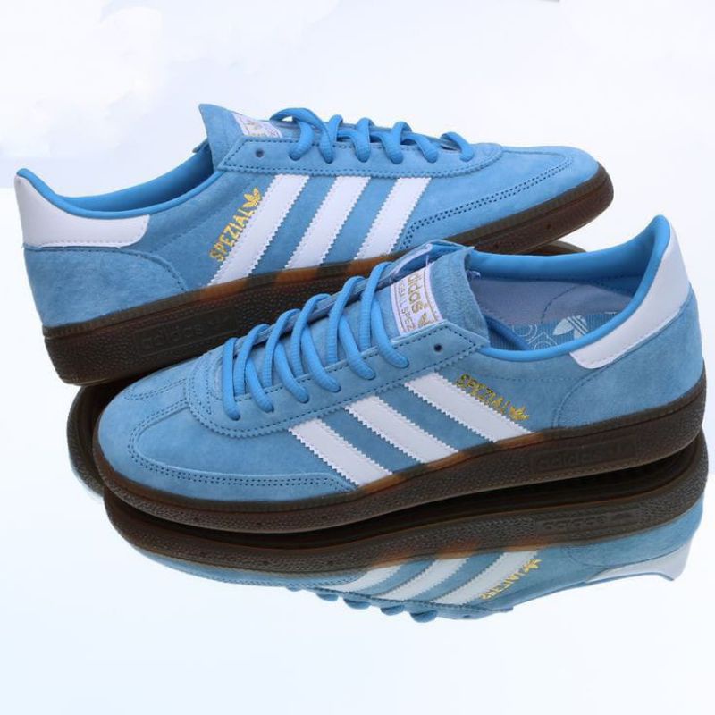 Jual Adidas Handball Spezial Blue Ice Original | Shopee Indonesia