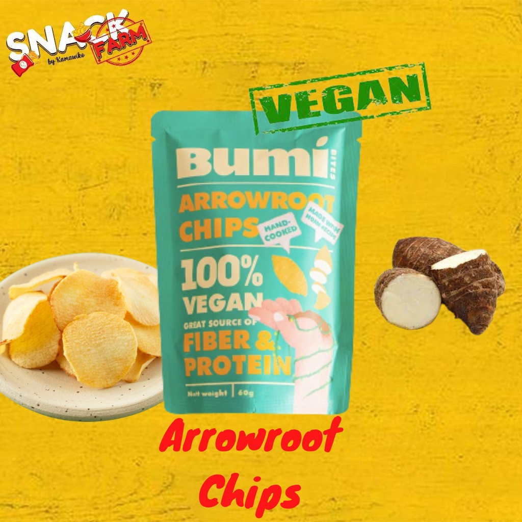 Jual Keripik Umbi Garut Arrowroot Chips 60 Gram | Shopee Indonesia