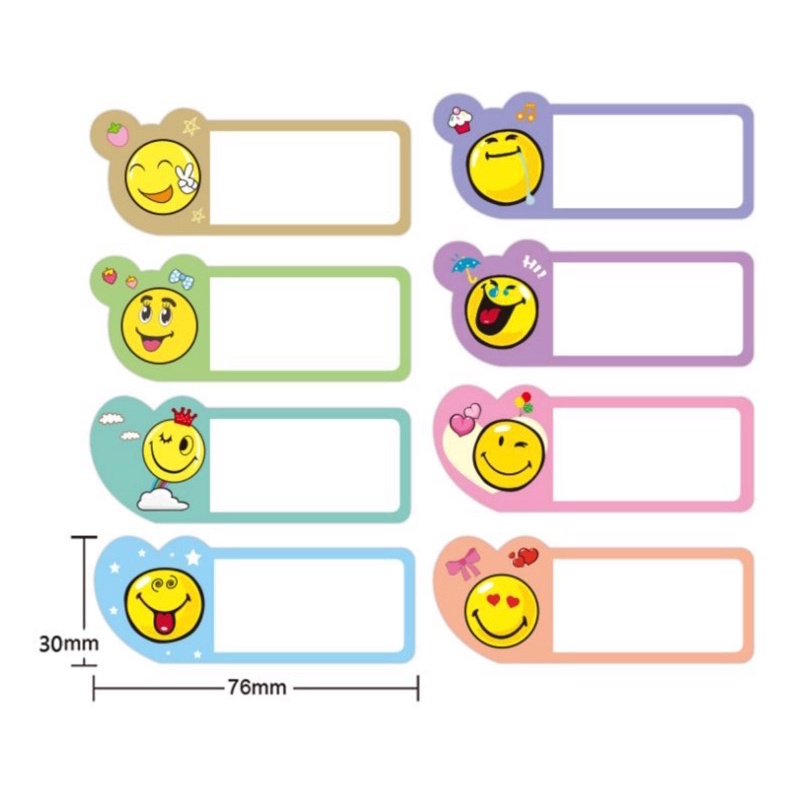 Jual stiker label kosong persegi panjang 250 pcs dan 50pcs utk label ...