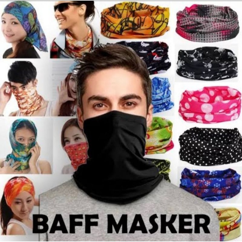 Jual BUFF / MASKER BAFF BAHAN KAOS SERBA GUNA KIRIM INSTANT masker ...