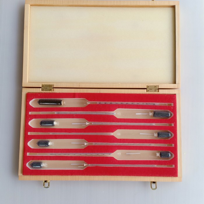 Jual baume meter set isi 7 alat ukur derajat baume baumemeter | Shopee ...