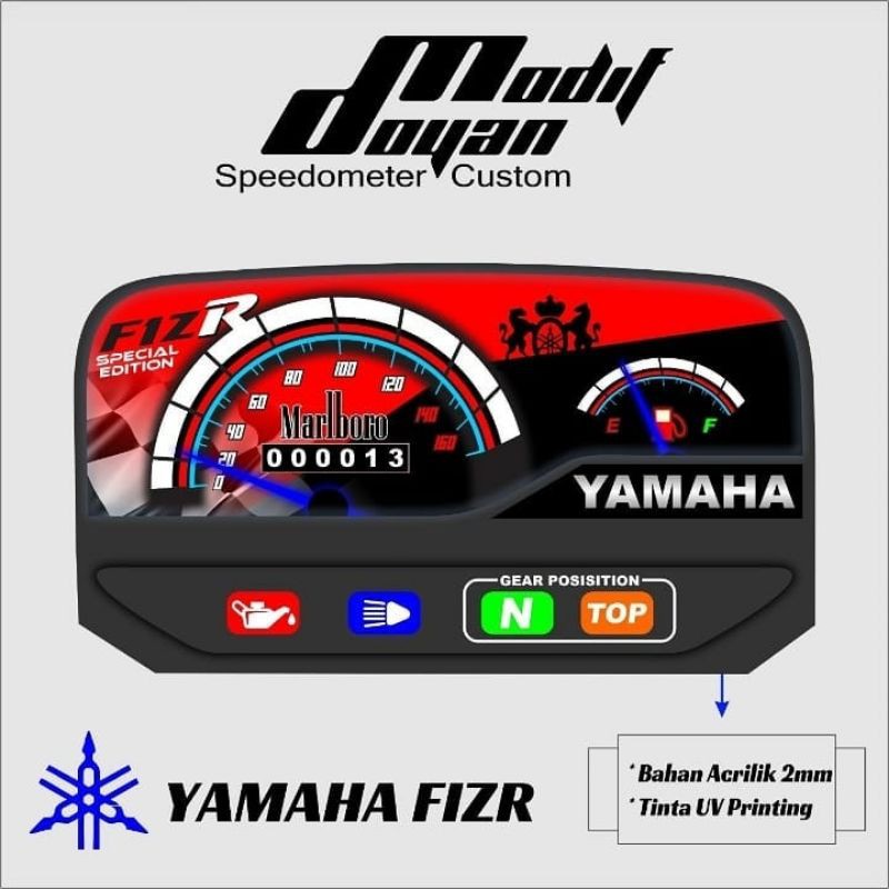 Jual Speedometer Custom Yamaha Fizr | Shopee Indonesia