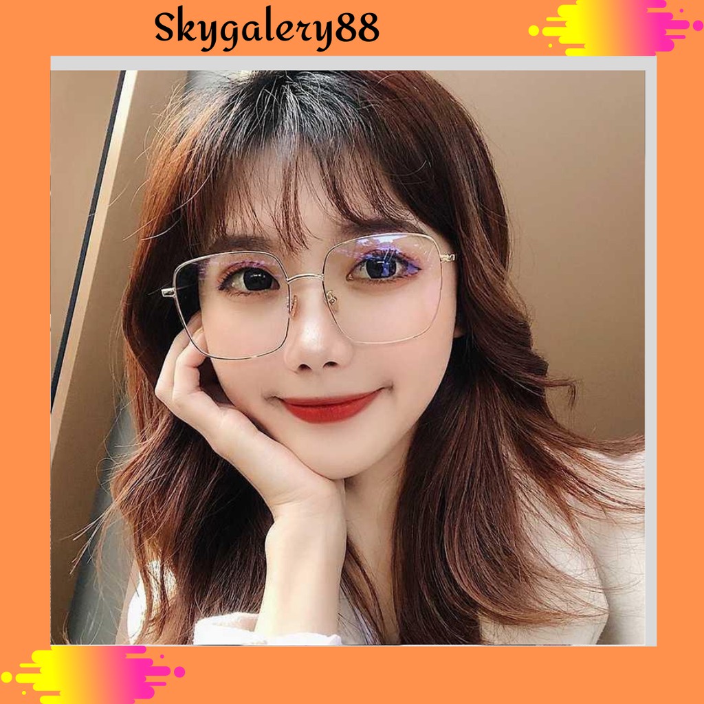 Jual Kacamata Baca Frame Anti Radiasi Metal Gaya Retro Untuk Pria / Wanita [KM80]Oranges1688 ...