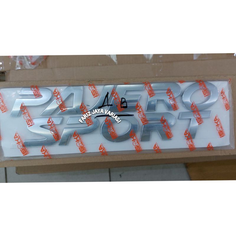 Jual LOGO KAP MESIN PAJERO EMBLEM KAP MESIN PAJERO SPORT | Shopee Indonesia