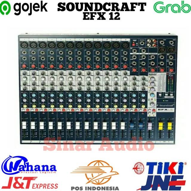 Jual Mixer Soundcraft EFX 12 EFX12 ( 12 channel ) | Shopee Indonesia