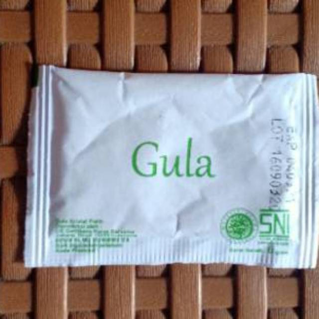 Jual Gula putih sachet 6gr ber SNI isi 250 pcs / white sugar sachet ...