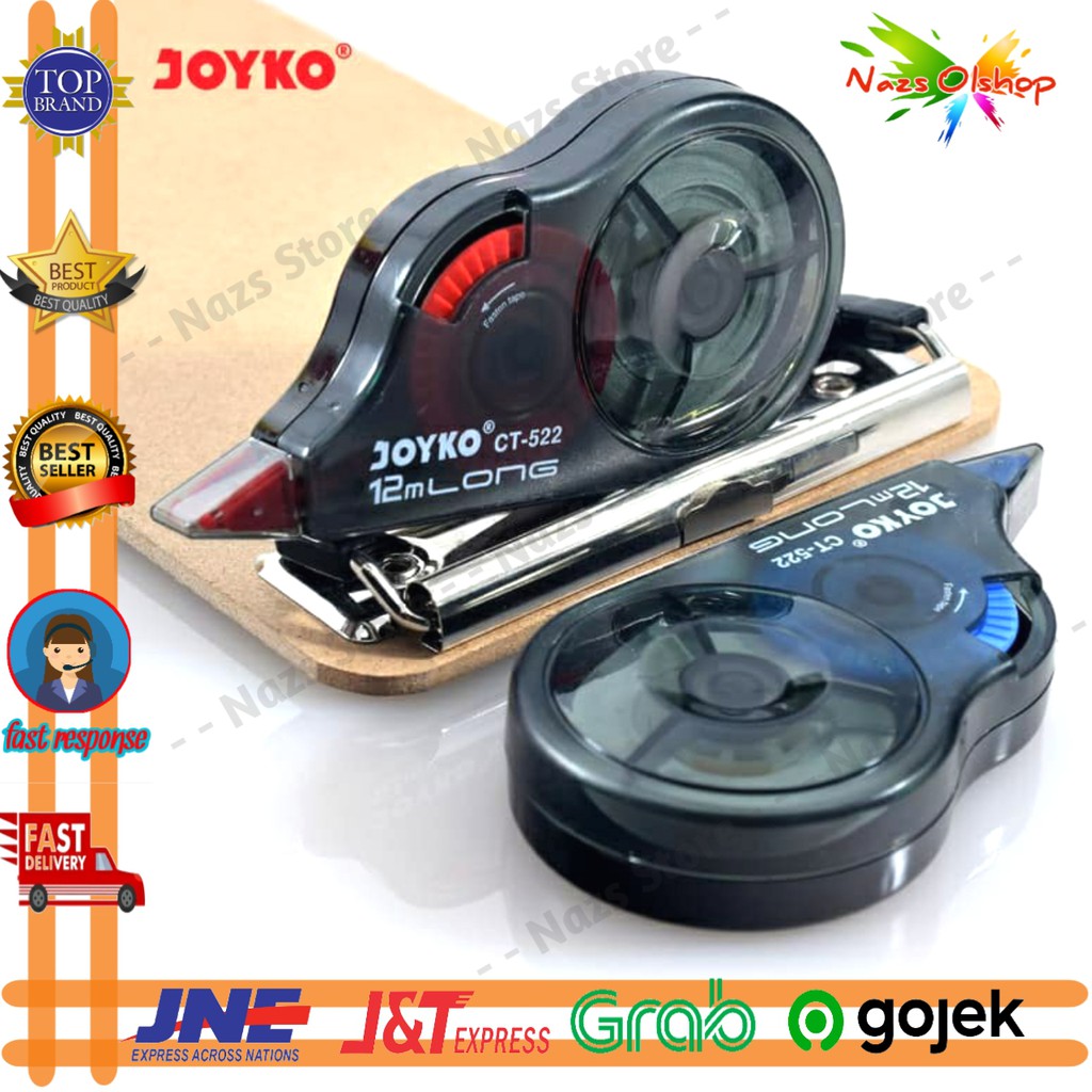 Jual Penghapus / Tip ex Label / Correction Tape Joyko CT-522 Tip-Ex ...