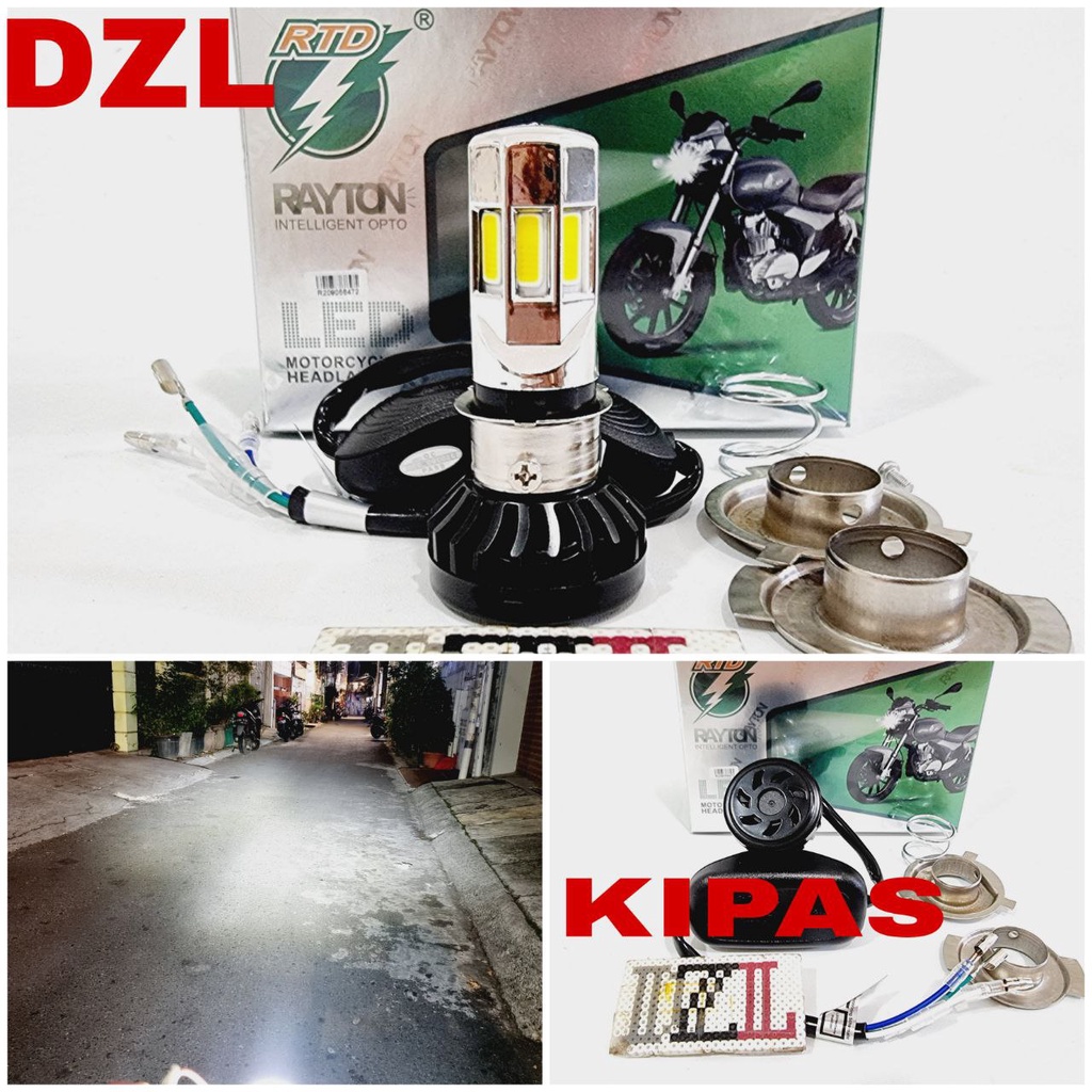 Jual LAMPU UTAMA LED RTD 35 WATT M 02E 6 SISI HEADLAMP H6 H4 HS1 3500LM 6500K | Shopee Indonesia