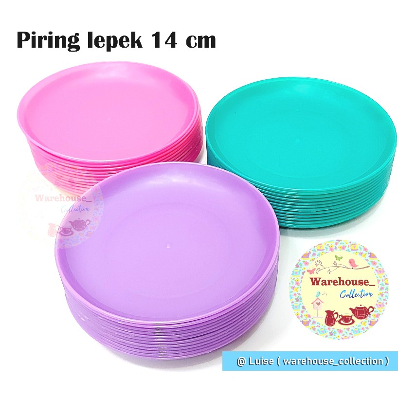 Jual PIRING 6" inch CEPER l PIRING SNACK l LEPEK PLASTIK WARNA CAPSTAR ...