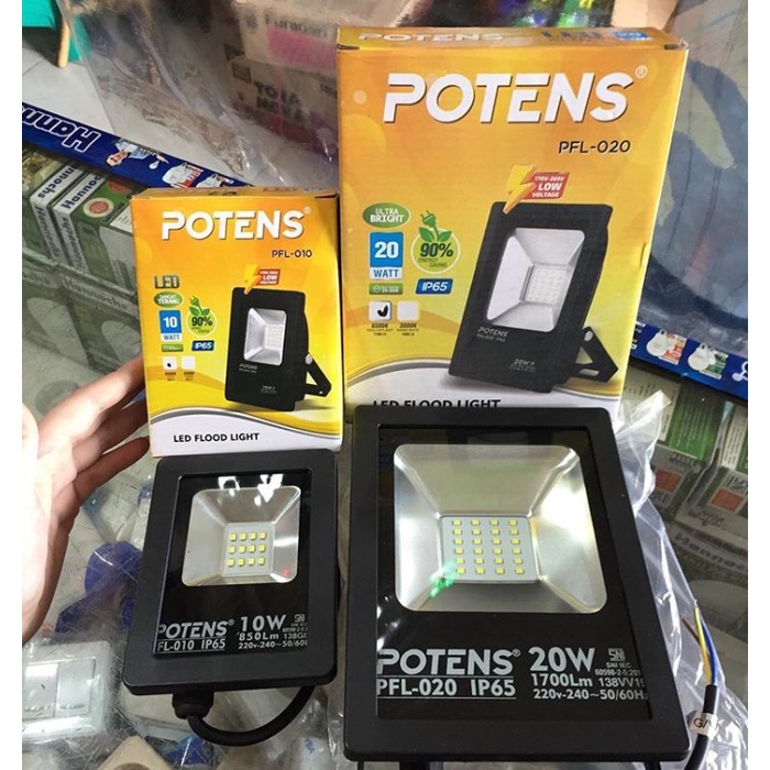 Jual Lampu Sorot Indoor Outdoor Potens 10w 20w 30w 50watt 100 Watt Putih & Kuning Flood Light ...