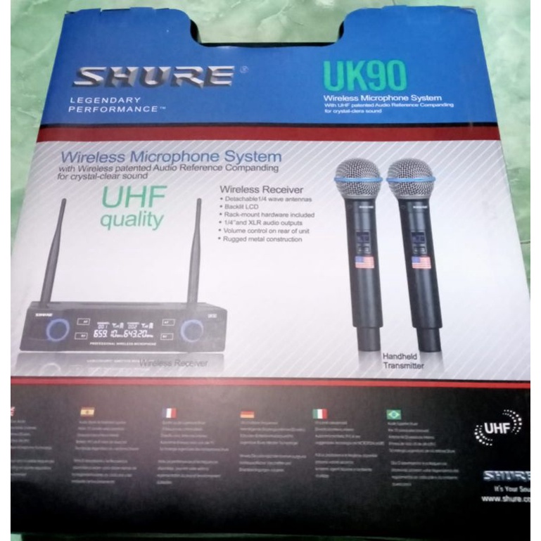 Jual Mic Wireless Shure UK90 Original | Shopee Indonesia