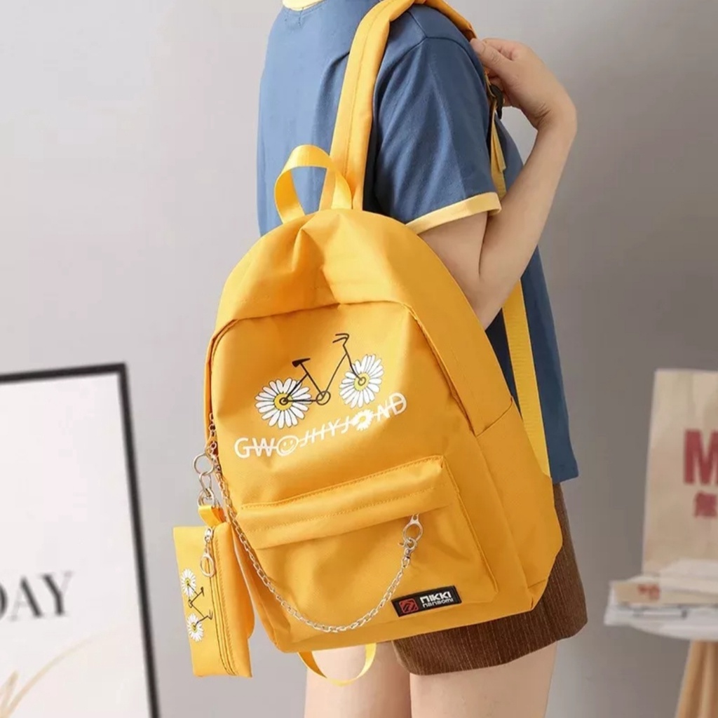 Jual [Toko Uci] Tas Sekolah Korean Style Tas Ransel Wanita Backpack ...